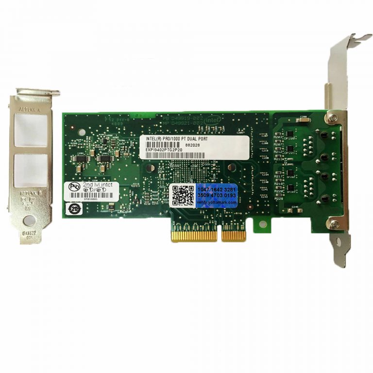 Intel exp 82576 pt gigabit pci-e 2port - الو شبکه